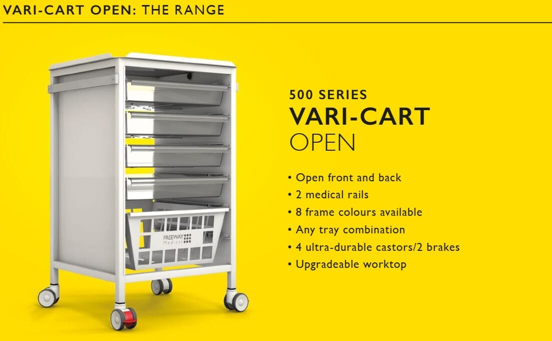 Single Width, Mixed Open Storage | Freeway Medical