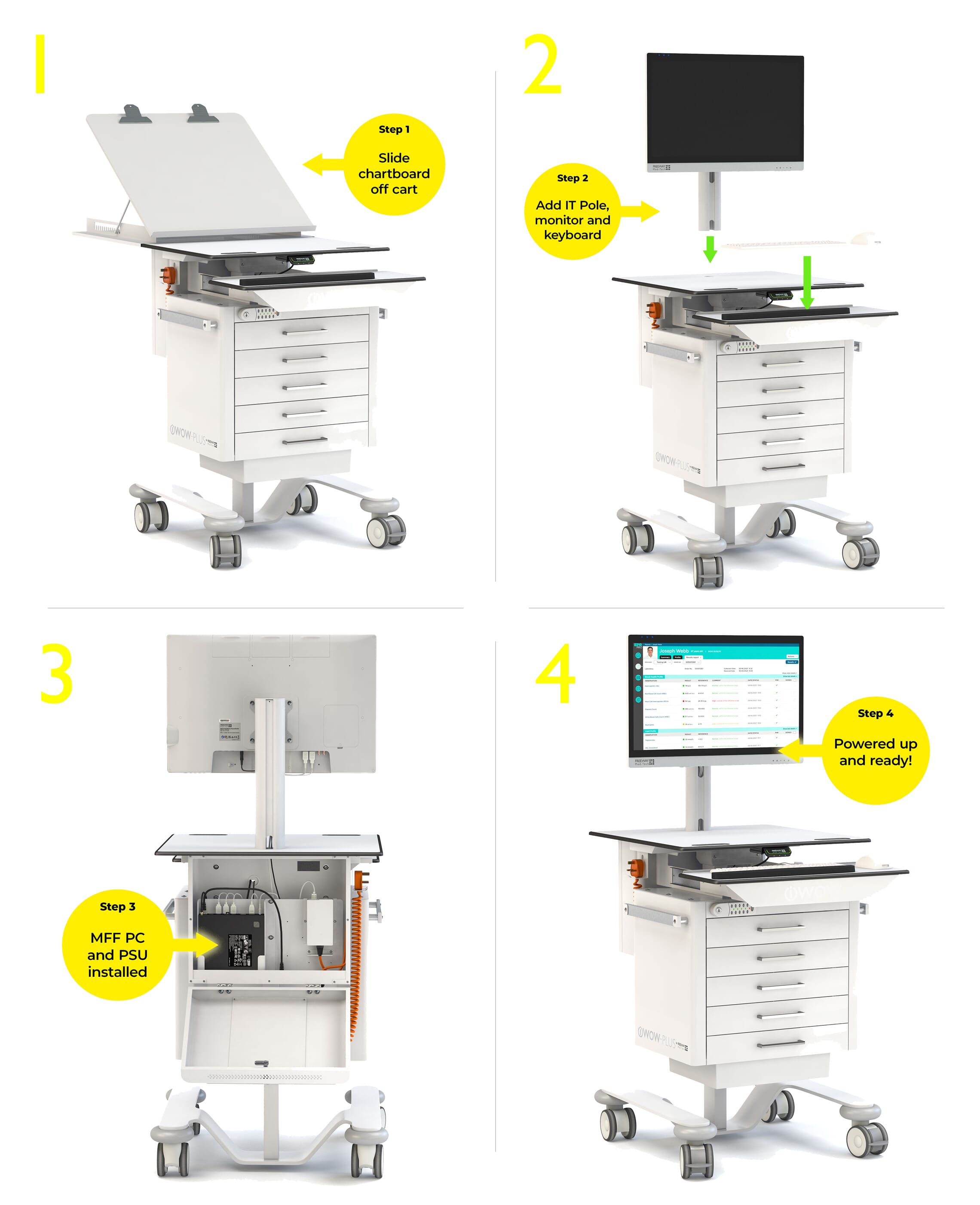 5 Drawer & Removable Chart | Freeway Medical