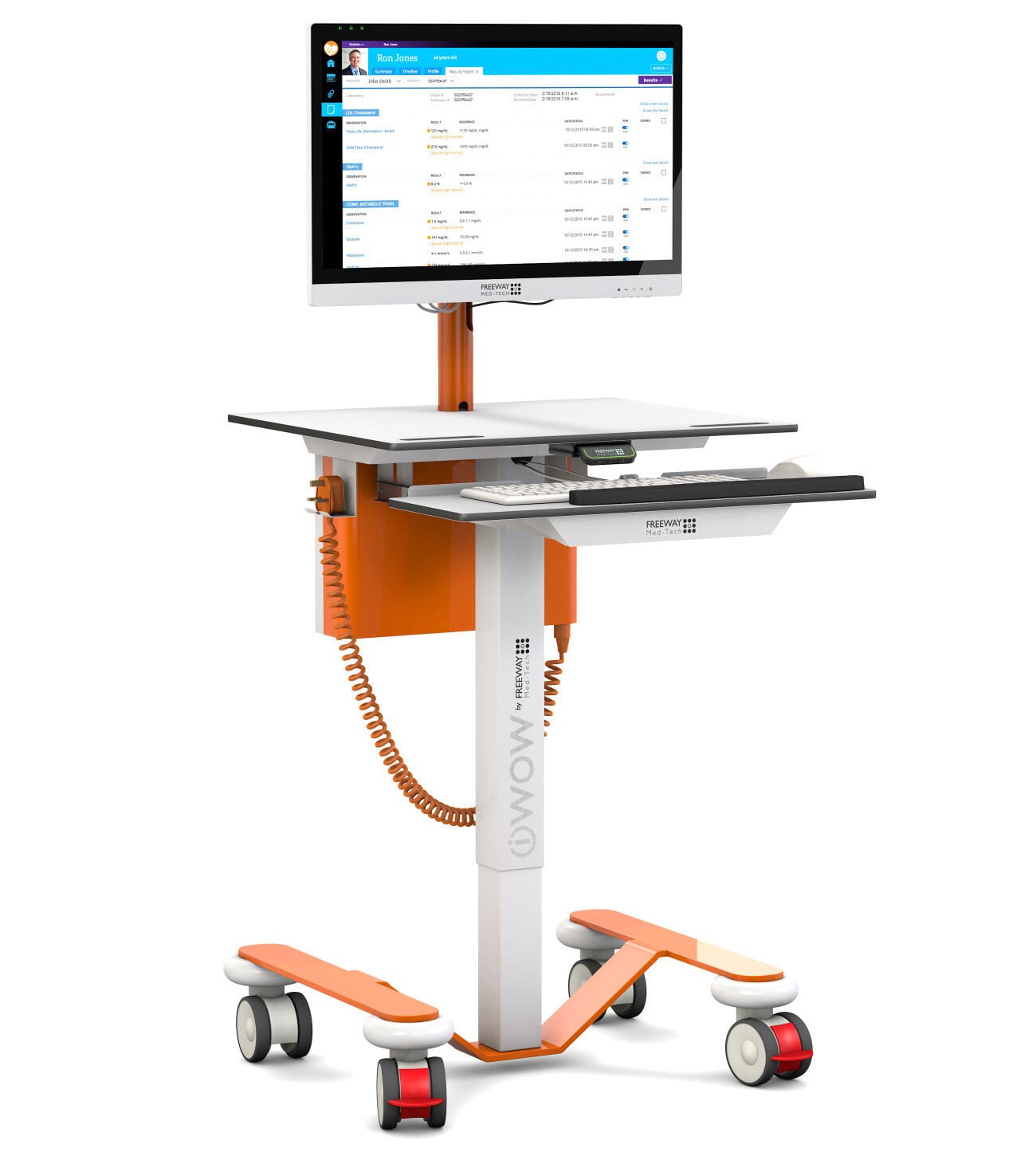 Effortless Electrically Assisted Height Adjustable Clinical Workstation ...