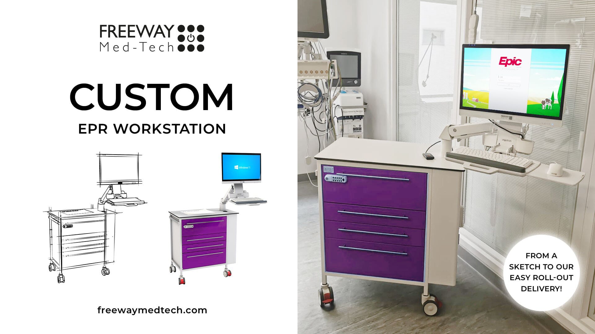 Clinical IT Equipment & Carts For Your Medical Needs | Freeway Med-Tech